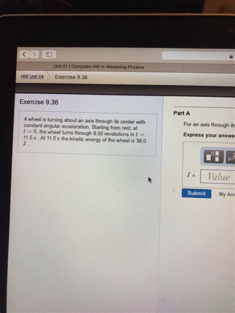 Solved Unit 01 Complete HW In Mastering Physics HW Unit Chegg Com