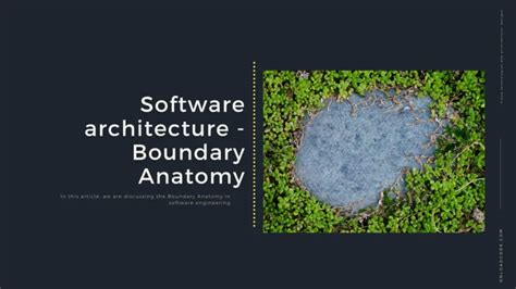 software architecture — boundary anatomy onloadcode