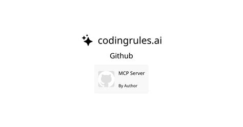 github mcp server codingrules ai