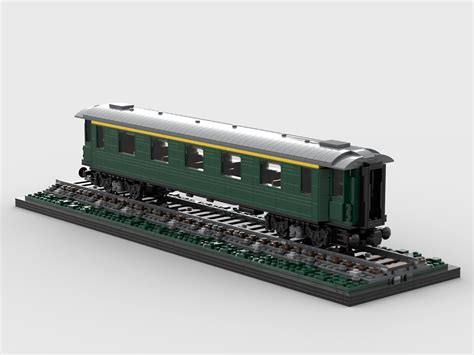 [moc] Db Class 01 Steam Locomotive W Passenger Car Lego Train Tech