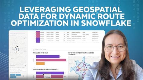 Maxime Simon On Linkedin Leveraging Geospatial Data For Dynamic Route Optimization In Snowflake