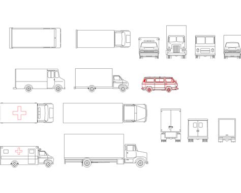 Van Cad Block Cadblocks Hub For Industrial Design