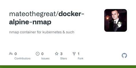 Github Mateothegreat Docker Alpine Nmap Nmap Container For Kubernetes And Such