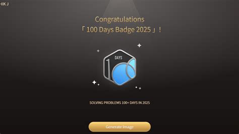i completed my 100 days of leetcode challenge in 2025