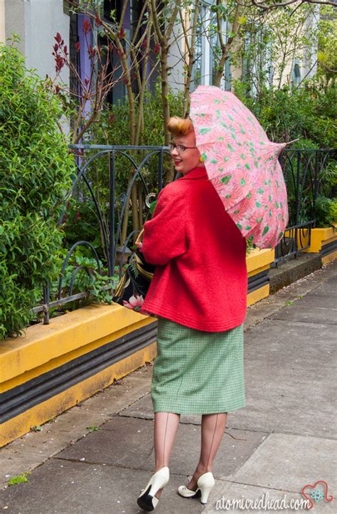 April Showers Atomic Redhead