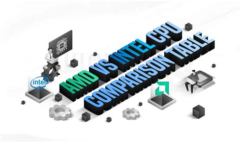 مقایسه پردازنده‌ Amd و Intel [جدول بررسی تخصصی]