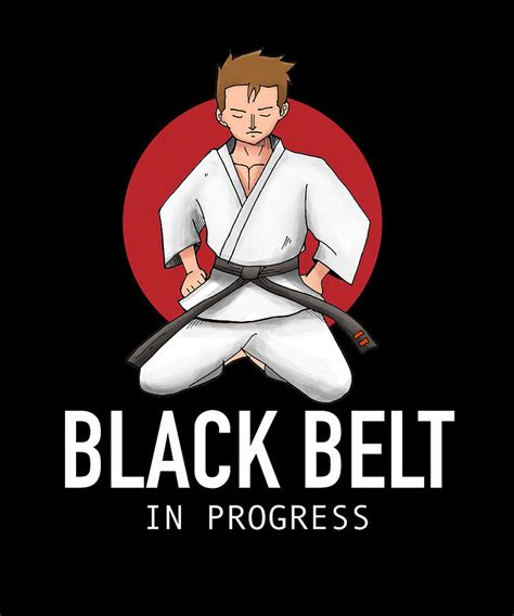 Red And Black Belt Karate