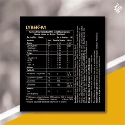 Lyber M Male Fertility Supplement