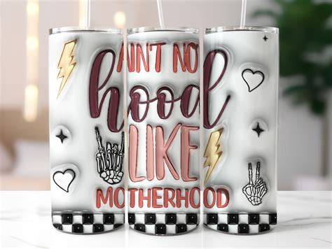 3d Inflated Funny Mama Tumbler Wrap Graphic By Theruralartisan