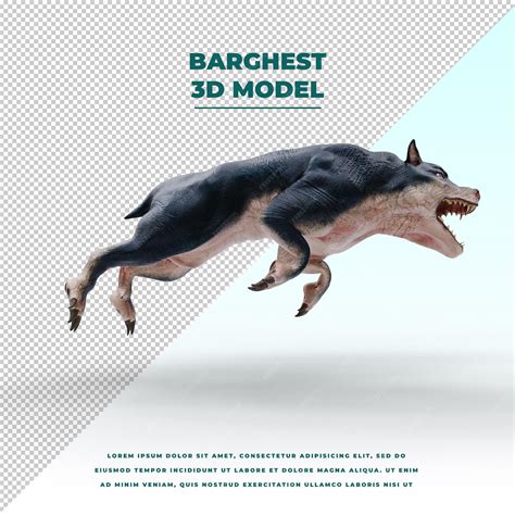 Premium Psd Barghest Isolated