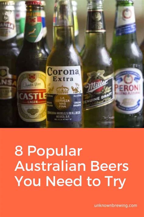 8 Popular Australian Beers You Need To Try