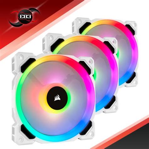Promo CORSAIR LL RGB Mm Dual Light Loop White RGB LED PWM Triple Pack Cicil X