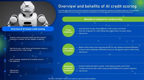 Overview And Benefits Of AI Credit Scoring How AI Is Revolutionizing Finance Industry AI SS PPT