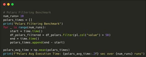 Pandas Vs Polars Benchmarking Dataframe Libraries With Real Experiments