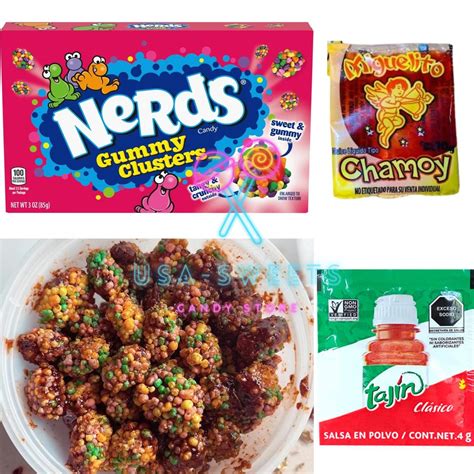 Nerds Gummy Clusters Enchilados Chamoy Tajin Diy Kit At Usa Sweets