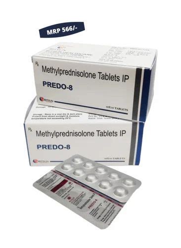 Predo 8 Methylprednisolone 8 Mg At ₹ 566box Industrial Estate Panchkula Panchkula Id