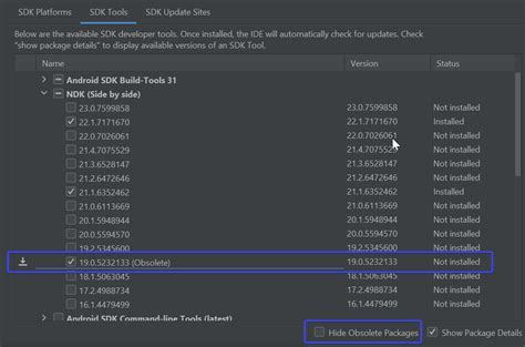 Android Ndk Unity Asking Ndk Version That Is No Longer Available Stack Overflow