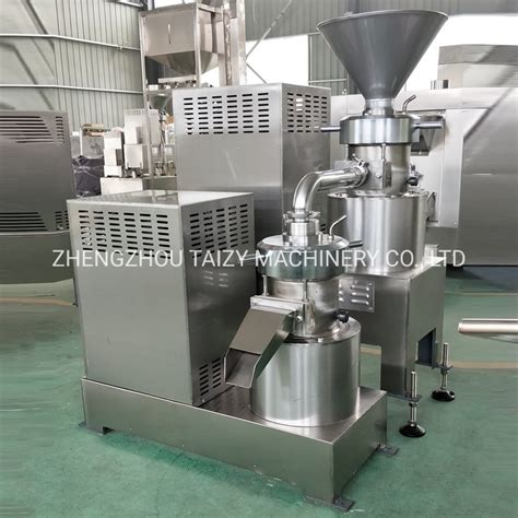 Colloid Mill Chili Sauce Peanut Butter Making Machine Garlic Paste