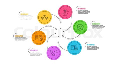 Parcel Tracking Parcel Shipping And Help Line Icons Set In Colourbox
