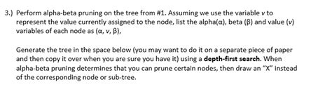 solved perform alpha beta pruning on the tree from 1