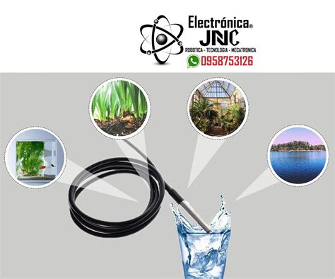 Ds 18B20 WP Sensor De Temperatura Electronica JNC