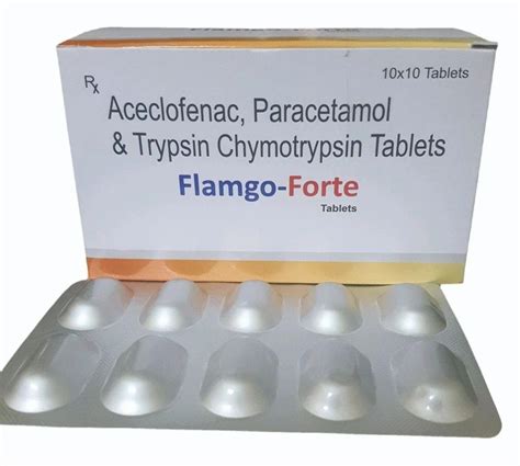 Trypsin Chymotrypsin Tablets At ₹ 1590box Trypsin Chymotrypsin