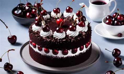 Black Forest Cherry Cake By Kaleidia On Deviantart