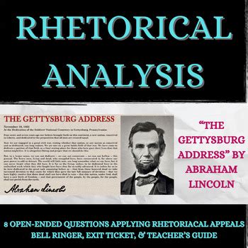 The Gettysburg Address Rhetorical Analysis By Perkinz With A Z Education