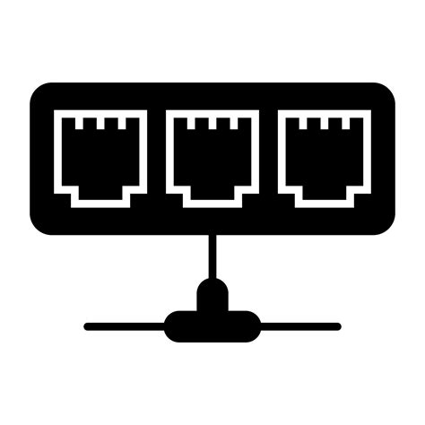 Premium Download Icon Of Ethernet Port Vector Art At Vecteezy