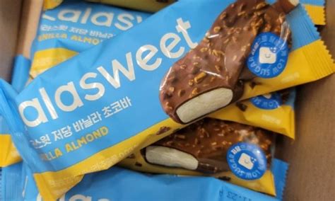 라라스윗 초코바 바닐라맛 솔직후기 저당아이스크림 편의점 가격 네이버 블로그