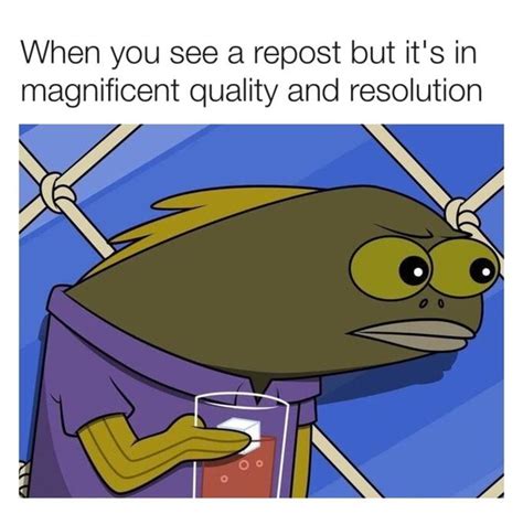 Spongebob Meme Template Fish