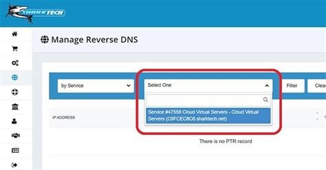 How To Add Reverse Dns Rdns Knowledgebase Sharktech