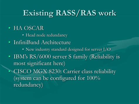 Ppt Rass Management Reliability Availability Serviceability And Security Powerpoint