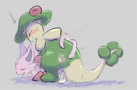 Rule 34 Ambiguous Gender Anal Anal Sex Animal Genitalia Blush Bodily Fluids Breloom Closed