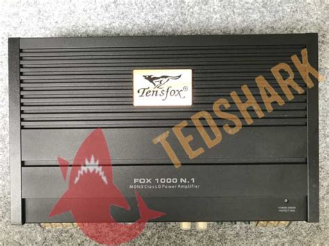 Jual Tensfox Audio Fox 1000 N1 Monoblock Power Amplifier 1000w Hitam