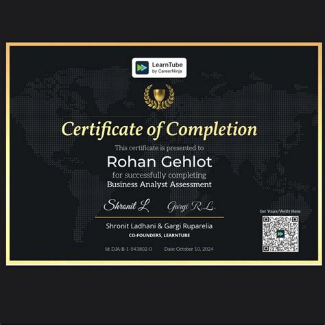 Rohan Gehlot On Linkedin Completed Certification In Business Analyst