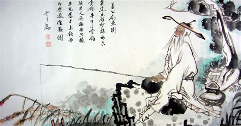 古人钓鱼图古人钓鱼水墨画图片古代老翁钓鱼图片大山谷图库