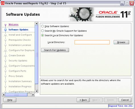 A Installation And Configuration Screens For Oracle Forms And Reports