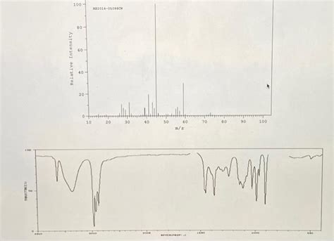Solved Each Question Includes A Ms Ir C Nmr And H Nmr