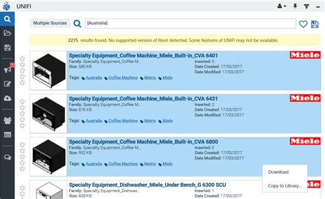How To Subscribe To Manufacturer And Generic Content Channels In Unifi Free Revit Families