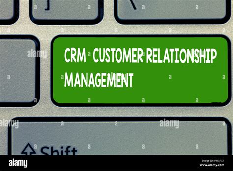 Text Sign Showing Crm Customer Relationship Management Conceptual Photo Manage And Analyze