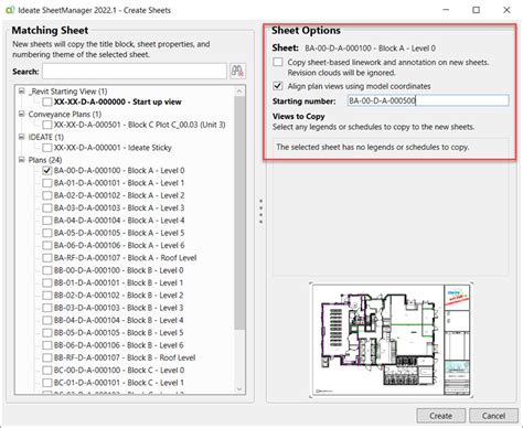 Creating Sheets From Views With Ideatesheetmanager