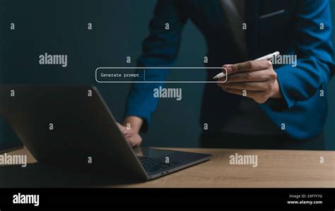 Ai Artificial Intelligence Tool Human Enter Text Generate Command Prompt To Artificial