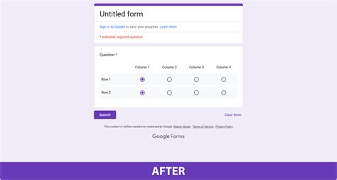 This Question Requires One Response Per Row
