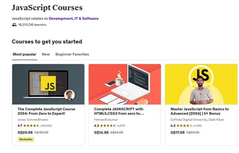 tobi awosola on linkedin top 10 udemy courses for javascript developers in 2024