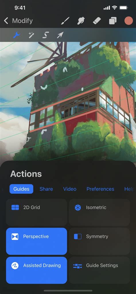 Drawing Assist — Procreate Pocket Handbook