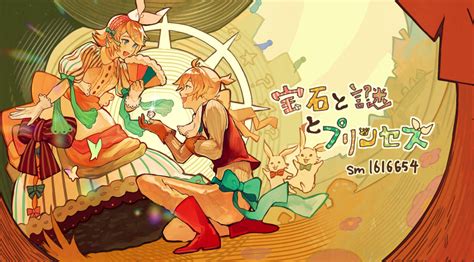 Safebooru Bangs Blonde Hair Blue Bow Bow Brown Bow Commentary Dress