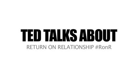 WHAT IS RETURN ON RELATIONSHIP ROR RONR THE SOCIAL CMO Blog
