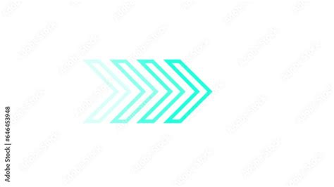 Vidéo Stock Arrow Loading Animation On The Black Screen Adobe Stock