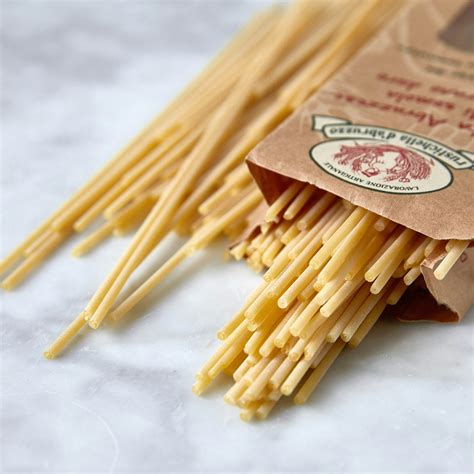 Rustichella Pasta Bucatini A Hearty Tube Shaped Pasta Murrays Cheese
